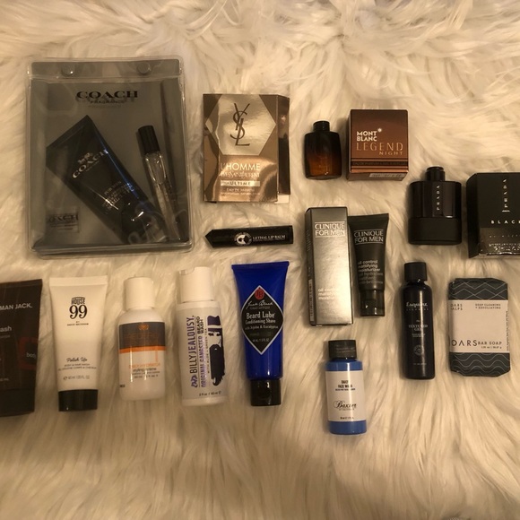 Coach | Grooming | Mens Grooming Samples Coach Prada Black Mont Blanc ...